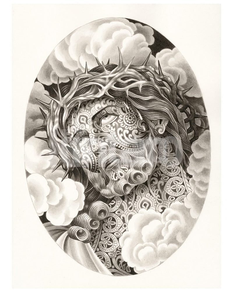 Jesus art print - Limited Edition Prints by Erik de Haan – Kintaro Publishing